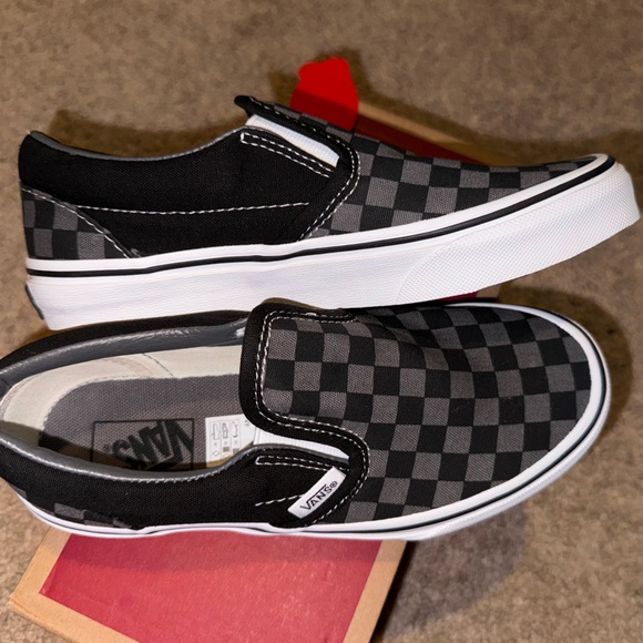 Vans | Shoes | Nwt Classic Checkered Vans 25 Kids | Poshmark